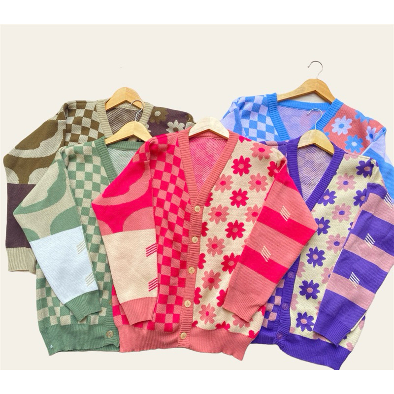 Jual HANNA CARDIGAN RAJUT / CARDIGAN RAJUT PREMIUM / BAJU RAJUT WANITA ...