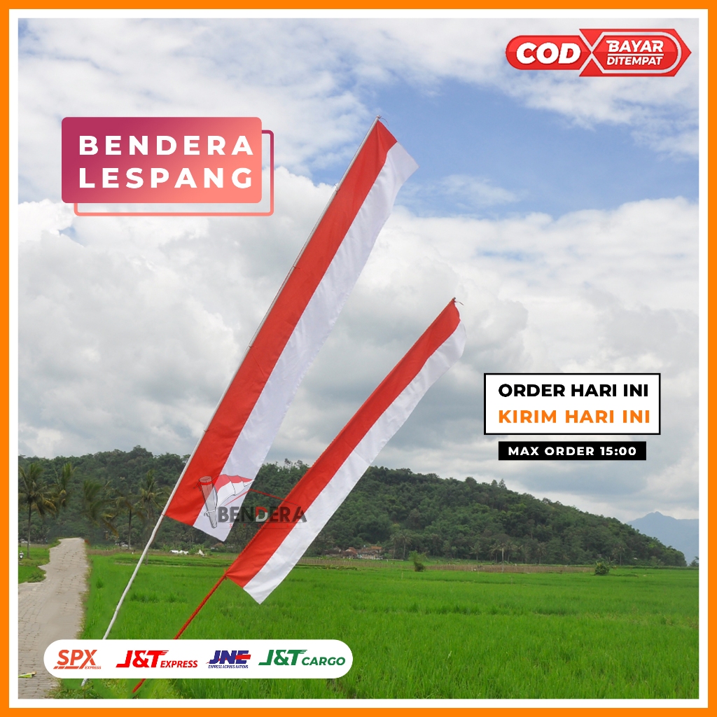 Jual BENDERA MERAH PUTIH LESPANG (KODI) | Shopee Indonesia