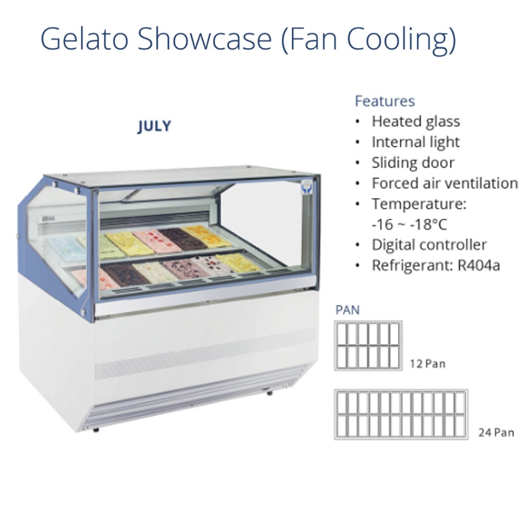 Jual GEA JULY-12 GELATO SHOWCASE / TEMPAT MEMAJANG ES KRIM GELATO 'PAN' | Shopee Indonesia