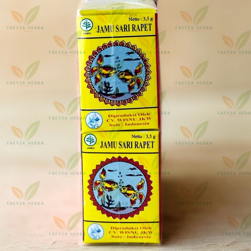 Jual Jamu Serbuk Sari Rapet Ikan - Wisnu JKW (1 pack isi 10 sachet ...
