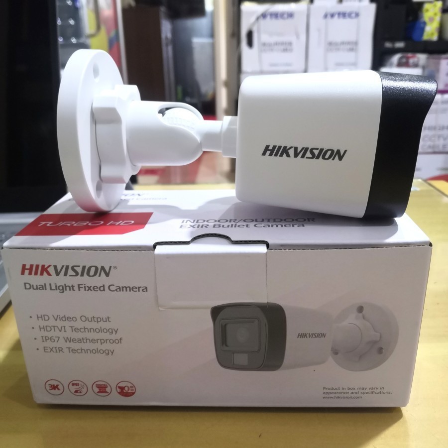 Jual CAMERA HIKVISION 5MP OUTDOOR DS-2CE16K0T-EXLPF 3K | Shopee Indonesia