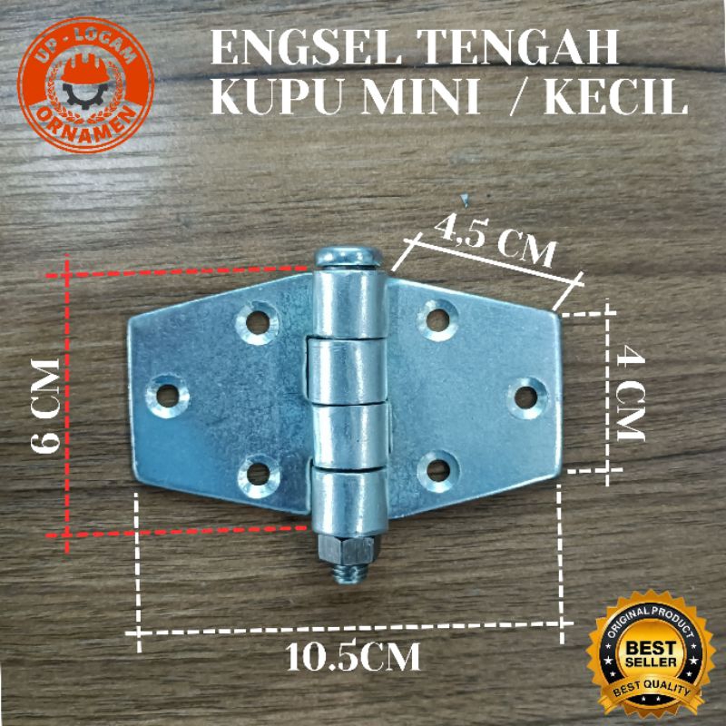 Jual Engsel Tengah Sayap Kupu Kecil / Engsel kupu kecil pintu Gebyog ...