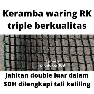 Jual Keramba waring jaring hapa 3m x 3m x 1.2m kolam tambak ikan ...