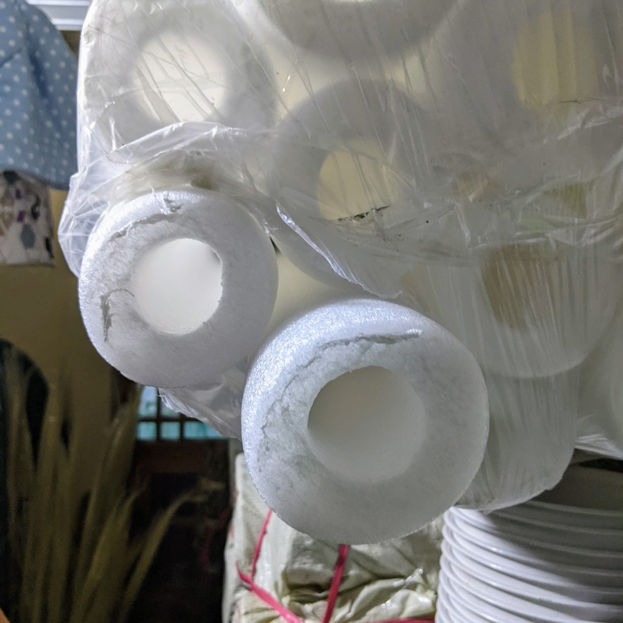 Jual Busa gabus Bunga Elastis Dekorasi Pelaminan Panjang 1m Oasis ...