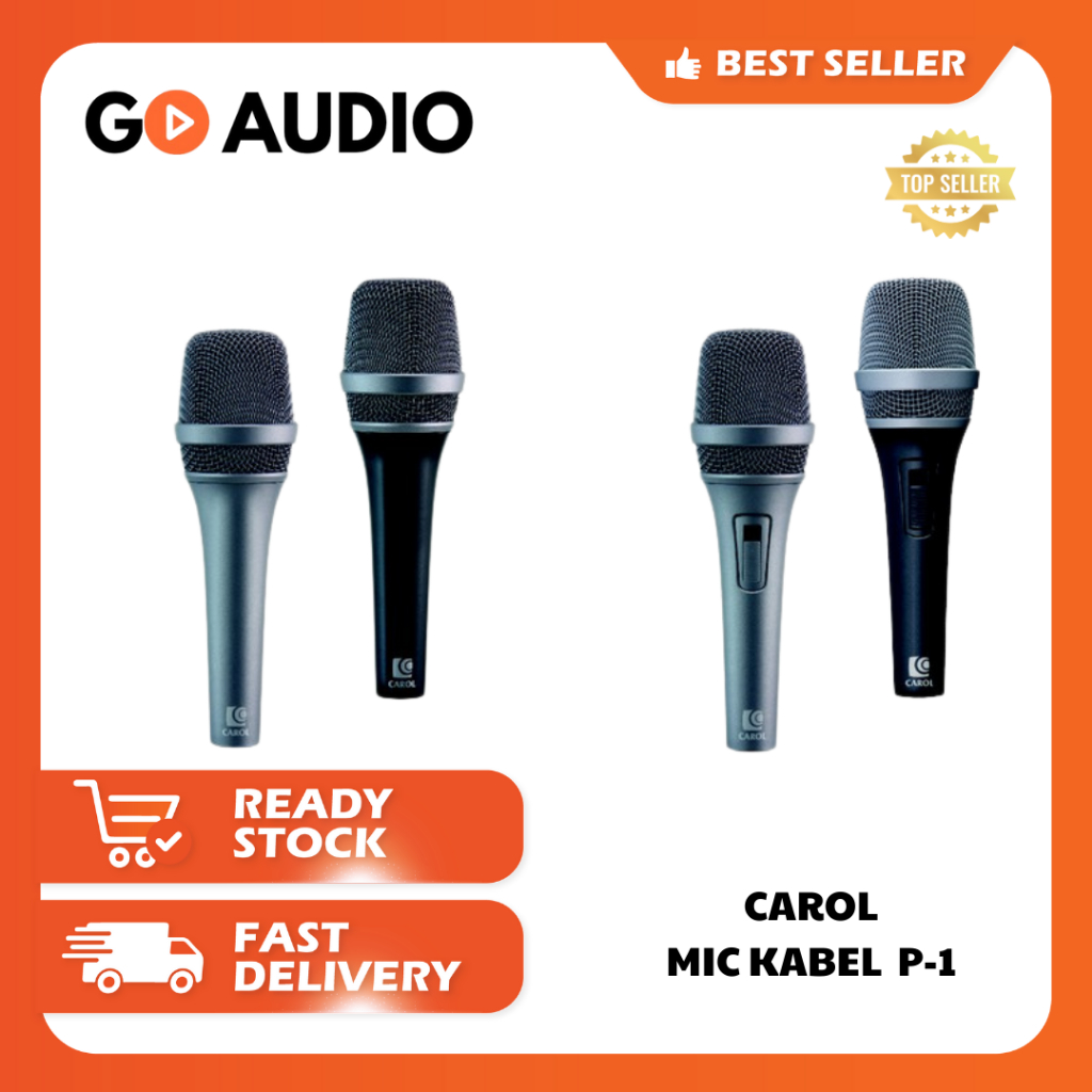 Jual CAROL | Mic Kabel Karaoke P-1 Original | Mic Karaoke Berkualitas ...