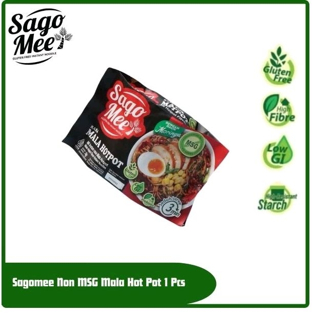 Jual SAGO MEE NON MSG -MALA HOTPOT MIE INSTAN SAGOMEE GLUTEN FREE ...