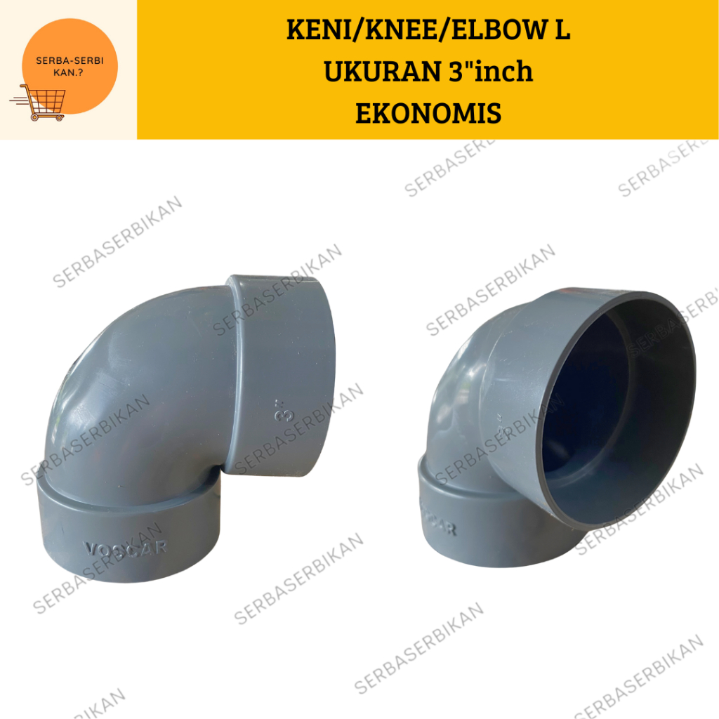 Jual KENI 3" inch KNEE AIR PVC ELBOW L | Shopee Indonesia