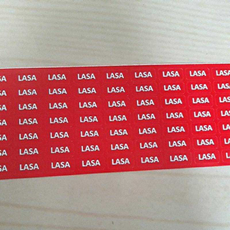 Jual Stiker Label Lasa Merah Persegi | Shopee Indonesia