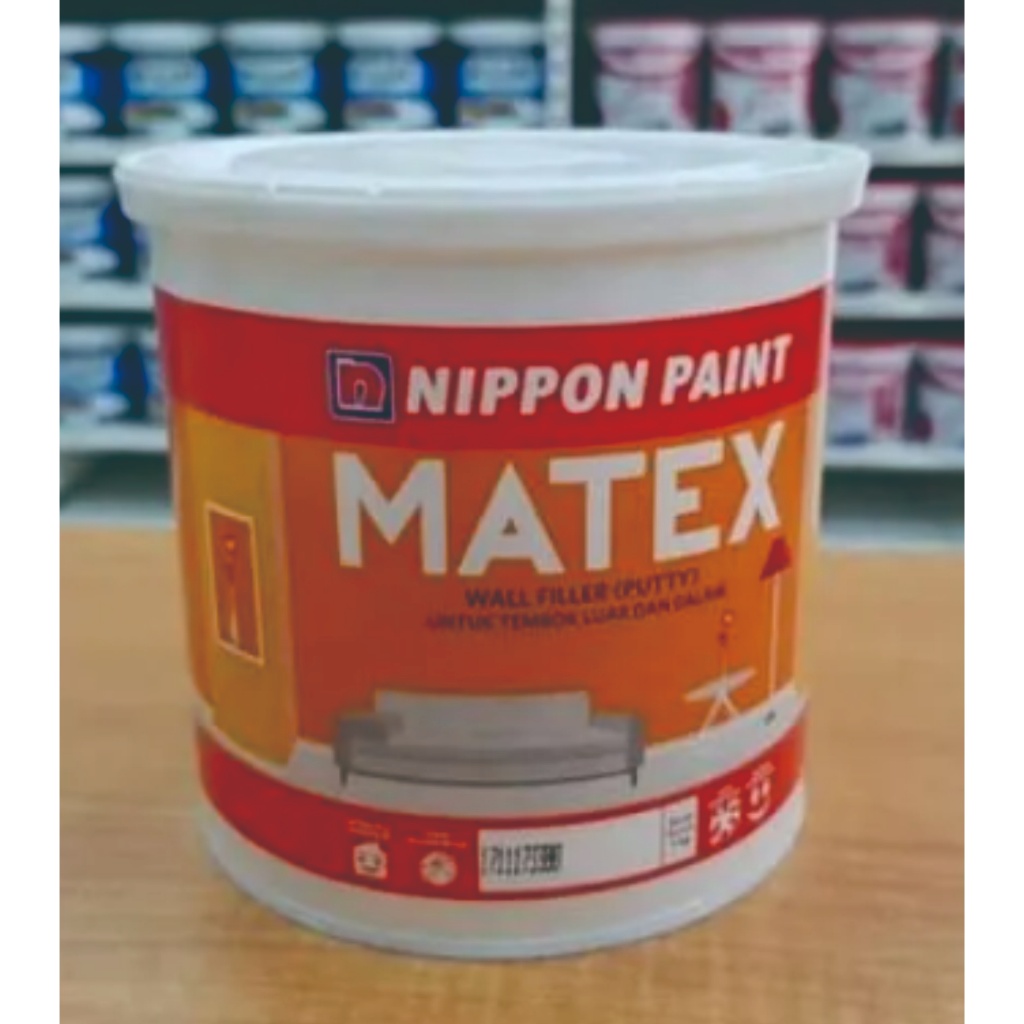 Jual MATEX WALL FILLER 1KG PUTTY CAT DEMPUL PLAMIR PLAMUR TEMBOK RETAK ...