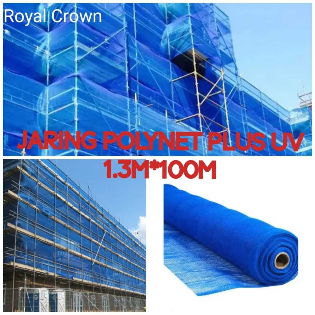 Jual Jaring Polynet / Safeti Net (1 Roll) Panjang 100cm x L 1.3cm ...