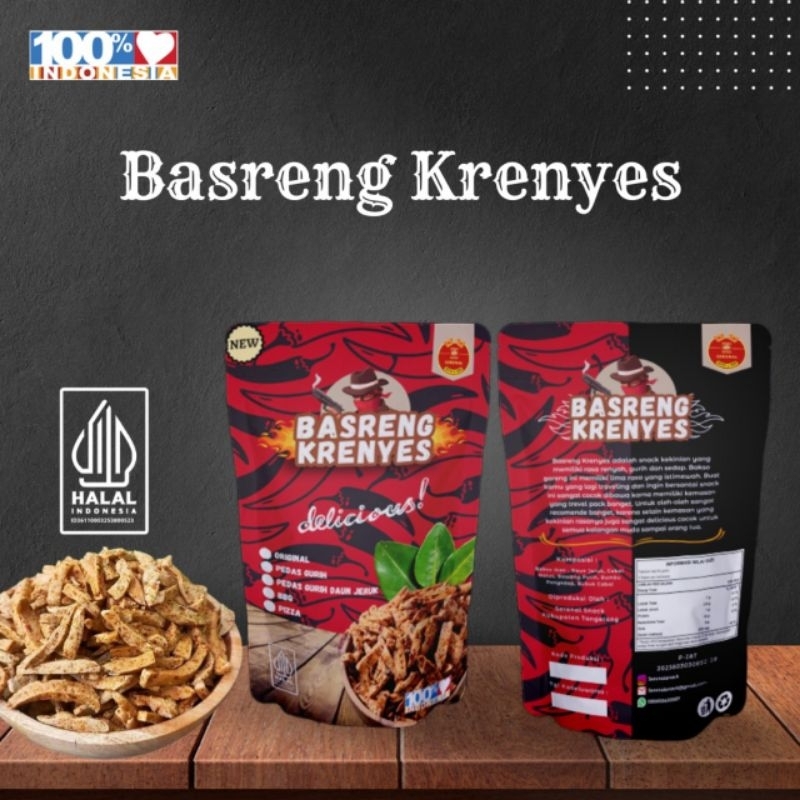Jual Basreng Krenyes SERENAL SNACK - Makanan Ringan Rasa Gurih | Shopee ...