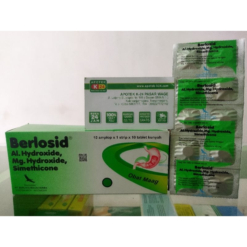 Jual Berlosid Chew Tablet (per Strip) | Shopee Indonesia