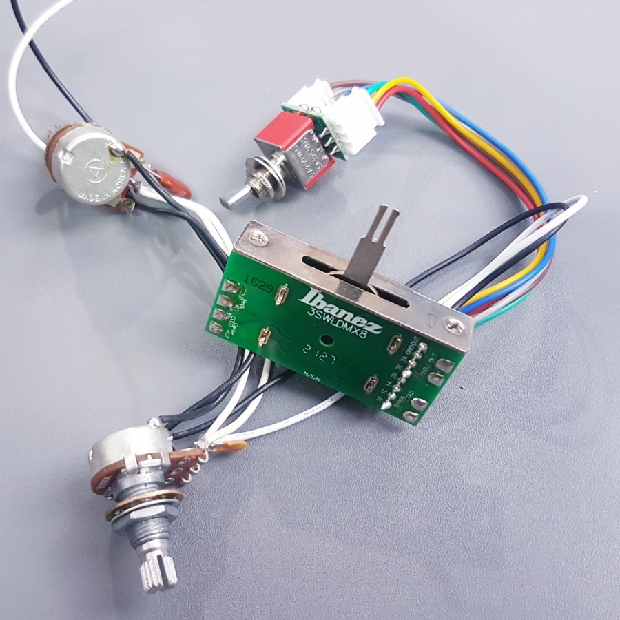 Jual wiring ibanez AZ HSS / SSS potensio switch gitar prewired original ...