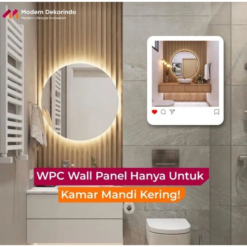 Jual Modern Dekorindo | WPC Panel | Panel Dinding Kayu | Partisi ...