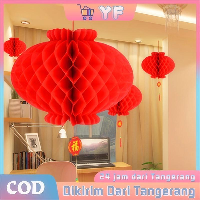 Jual 10Pcs 25CM 30CM Lampu Lampion Imlek Kertas Anti Air Lampion China ...