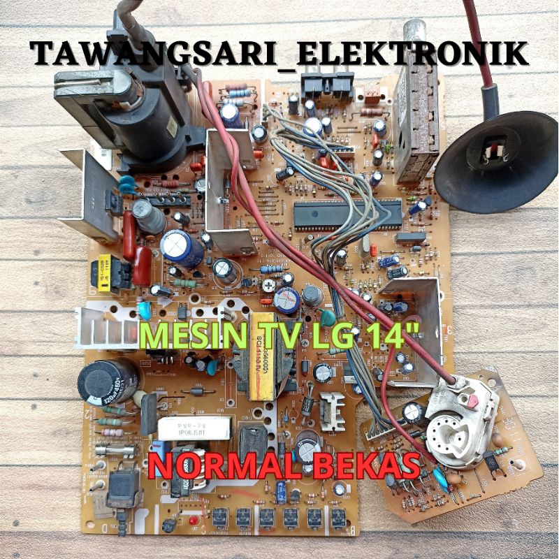 Jual Mesin tv lg slim 14" normal mesin LG slim 14 inch normal bekas LG 14 INCI SLIM NORMAL ...