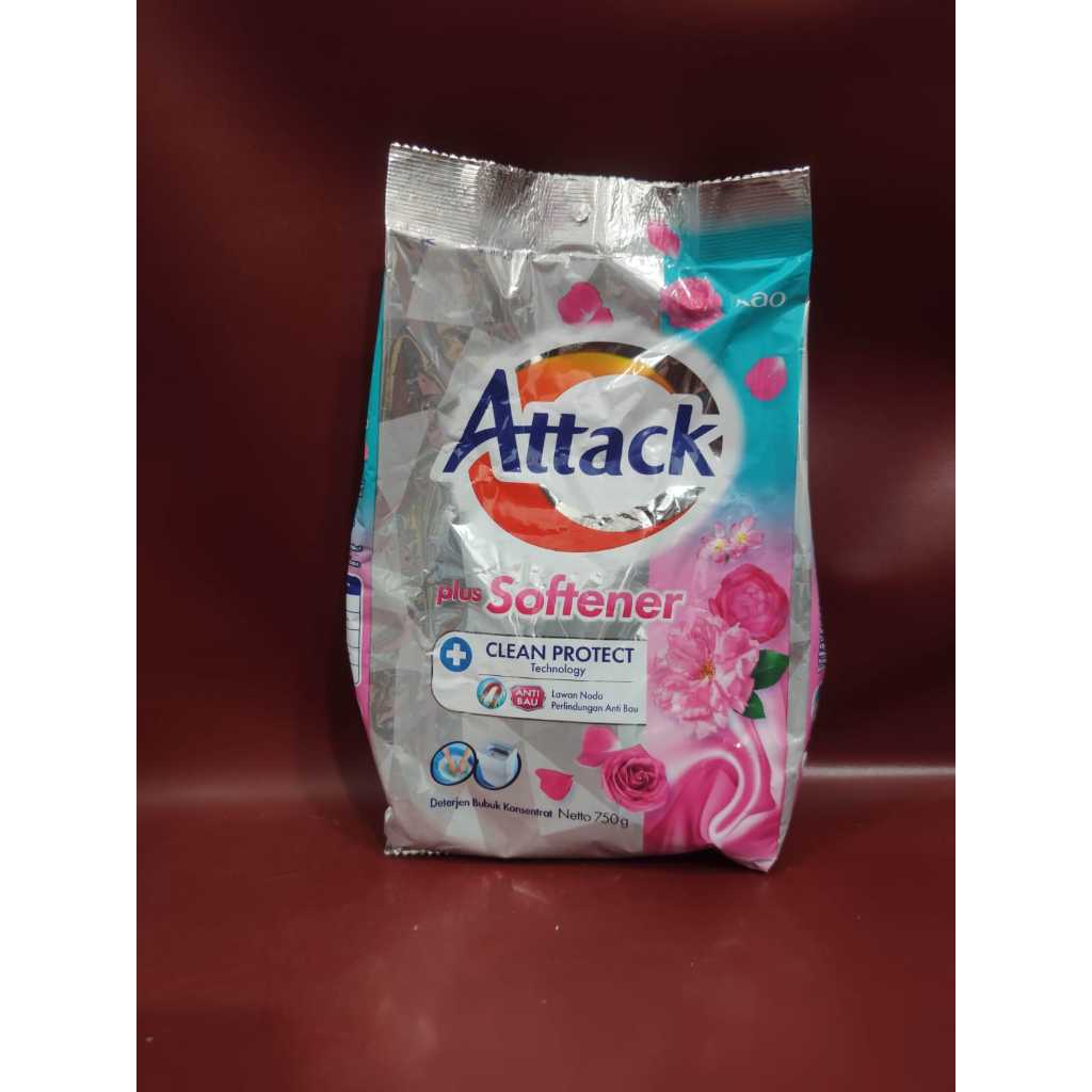 Jual Attack Plus Softener Clean Protect 750gr - Detergen Bubuk | Shopee Indonesia