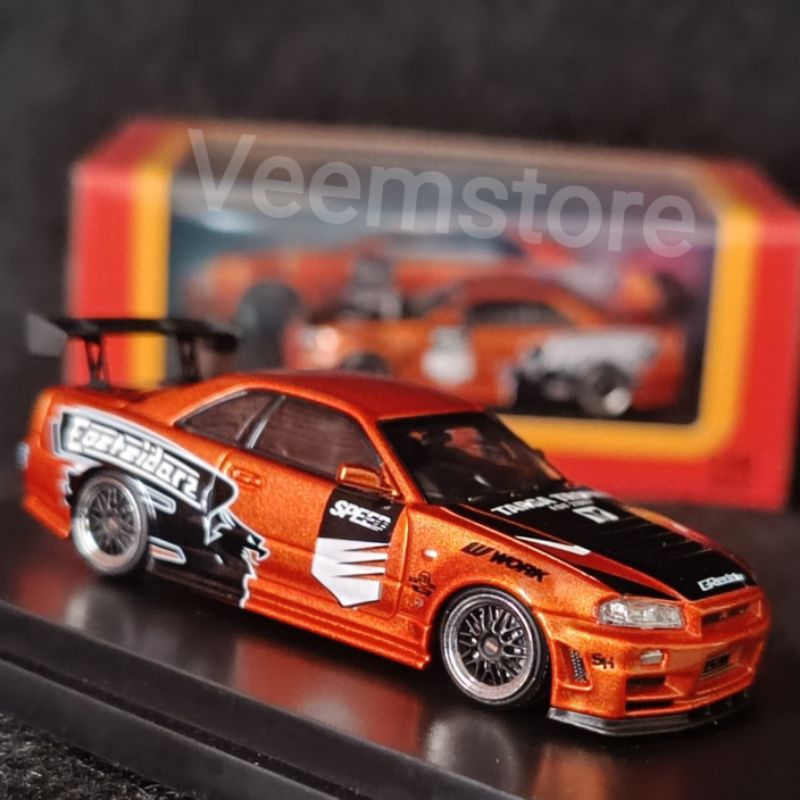 Jual Die Cast 1:64 Nissan Skyline GT-R R34 Z Tune Need For Speed ...