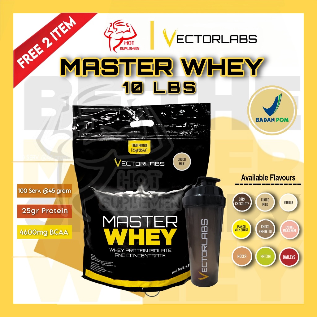 Jual Vectorlabs Master Whey 10 Lbs 10Lbs Whey Protein Isolate Blend ...