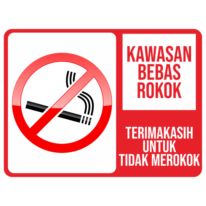 Jual STIKER DILARANG MEROKOK | STIKER NO SMOKING | Shopee Indonesia