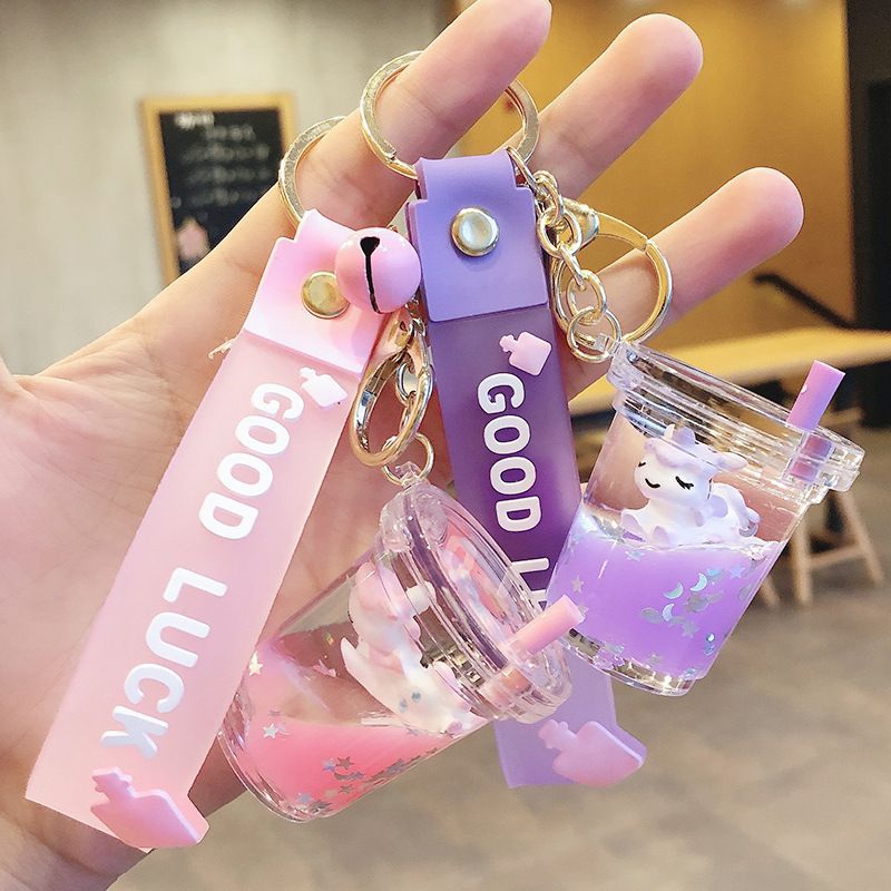 Jual Gantungan Kunci Bubble Tea Cup Keychain KS012 KS | Shopee Indonesia