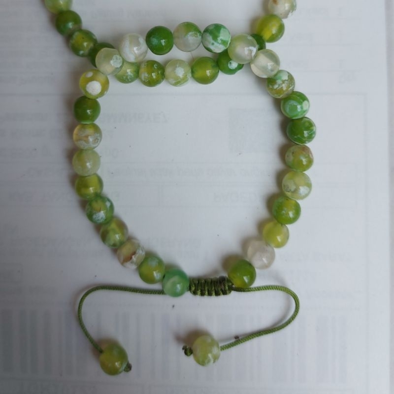 Jual Gelang Batu Giok Hijau Bunga 6mm 8mm 10mm 12mm | Shopee Indonesia