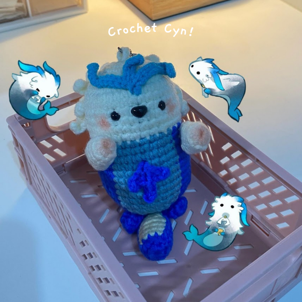 Jual Leisurely Otter Neuvillette - genshin impact inspired amigurumi ...