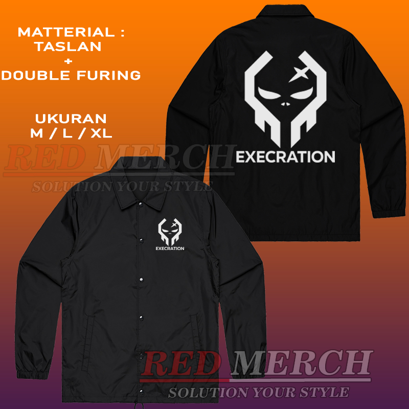 Jual RedMerch// Jaket coach Logo execration mlbb / jaket parasut ...