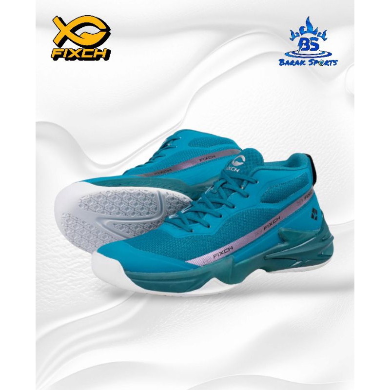 Jual Fixch sepatu voli volly KNIVE - TEAL GREEN / IRRIDESCENT, Sepatu ...