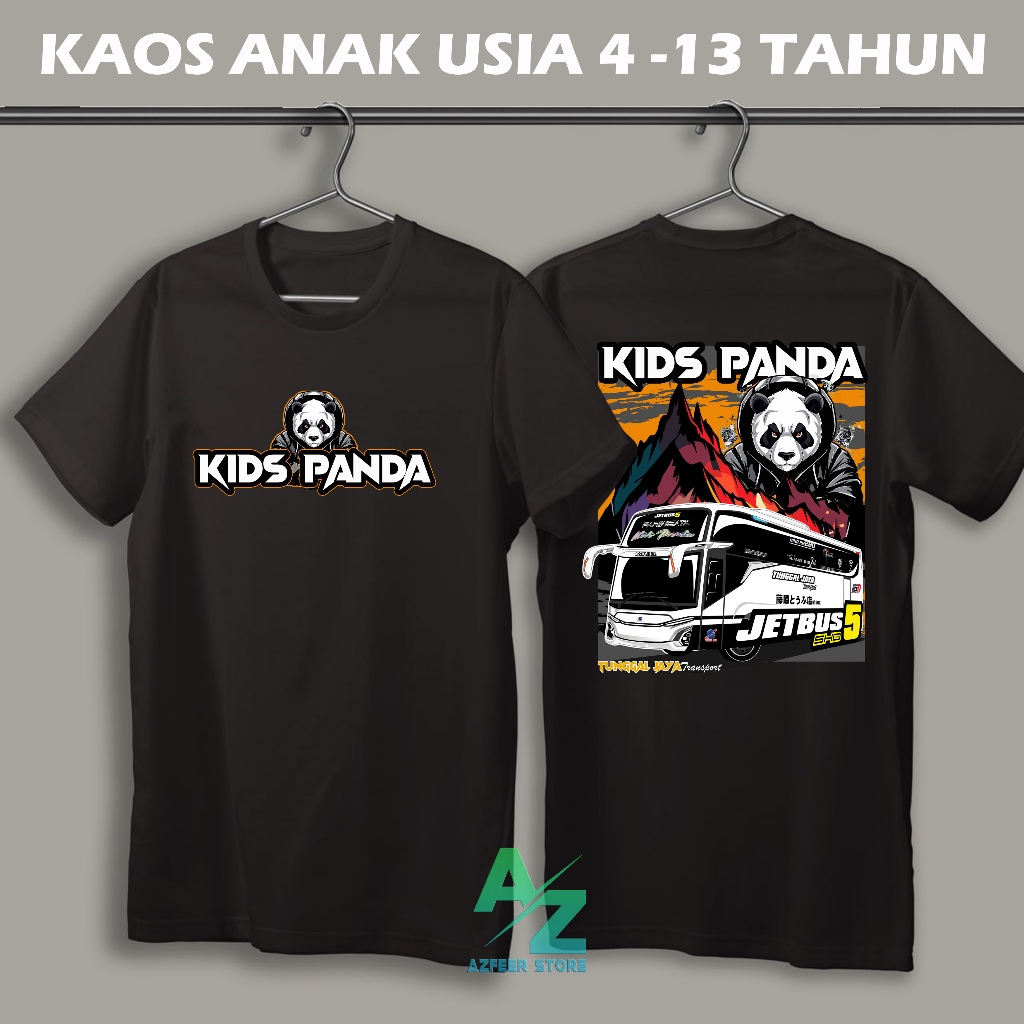 Jual Baju Bis KIDS PANDA JETBUS 5 | Kaos Bus Anak Laki laki Perempuan ...