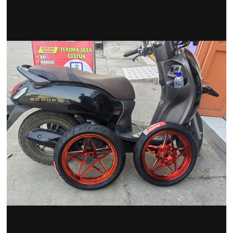 Jual Velg VND V SPEED Vario 110 125 150 160 Beat Scoopy Spacy Genio Ukuran 185/215-14 Gen 1 ...