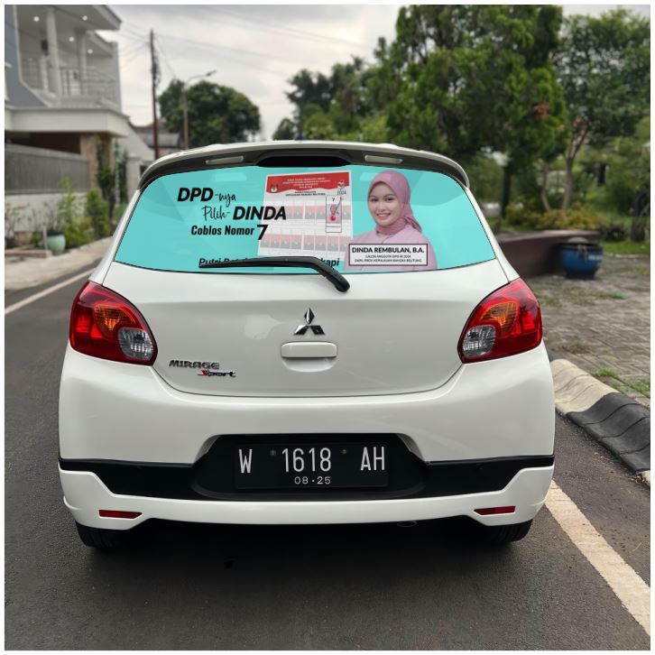 Jual Stiker One Way / Oneway Vision - Stiker tembus pandang Kaca ...