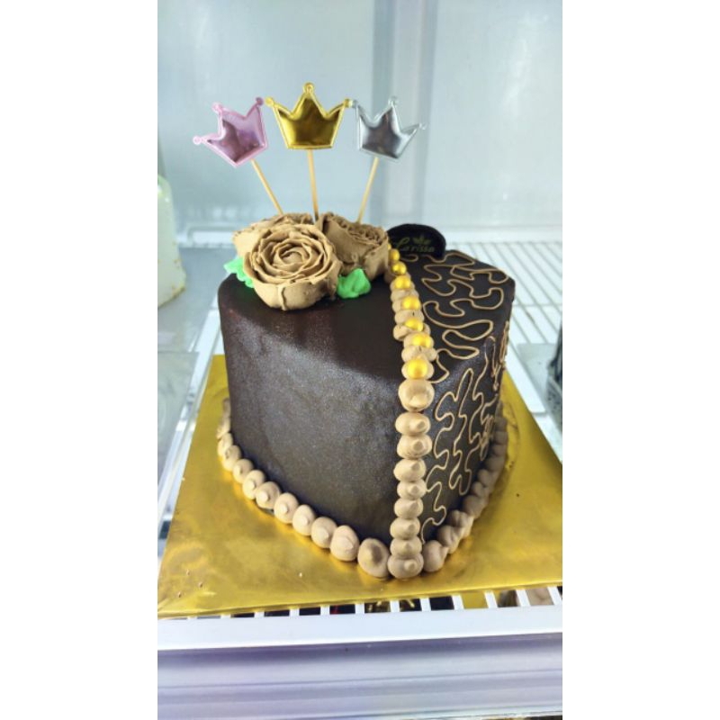 Jual Black Forest love rose flower - birthday cake - kue ulang tahun ...