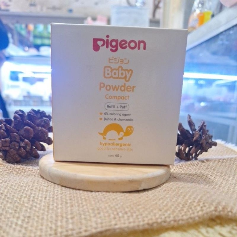 Jual pigeon baby powder compact refil + | Shopee Indonesia