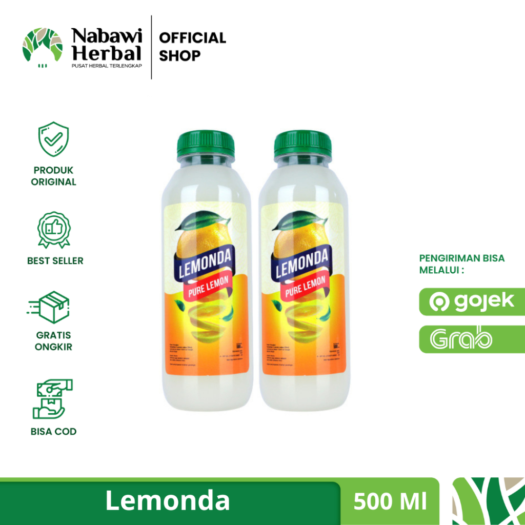 Jual LEMONDA - Pure Sari Lemon Jus Pelangsing 500ml | Shopee Indonesia