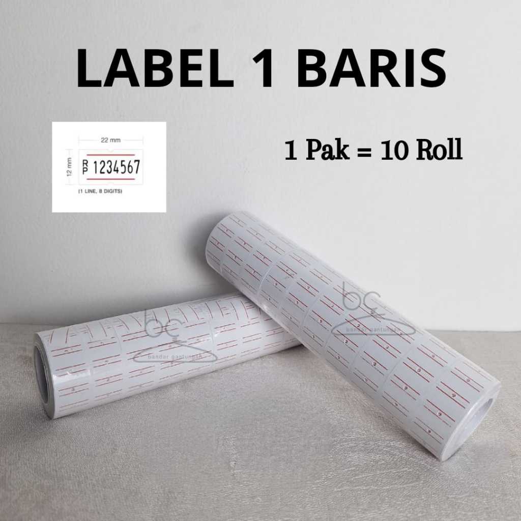 Jual Kertas Label Harga 1 Line Refill Isi Ulang Labeller Merk Joyco ...