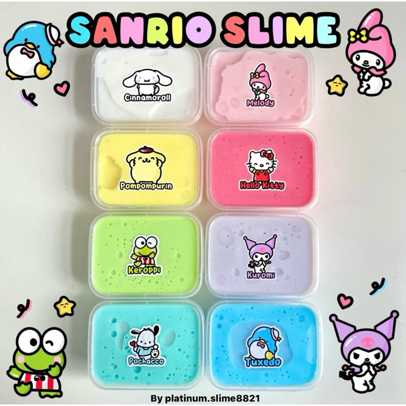 Jual TOFU SLIME SANRIO SLIME 200 ML BY PPLATINUM.SLIME8821 || TOFU ...