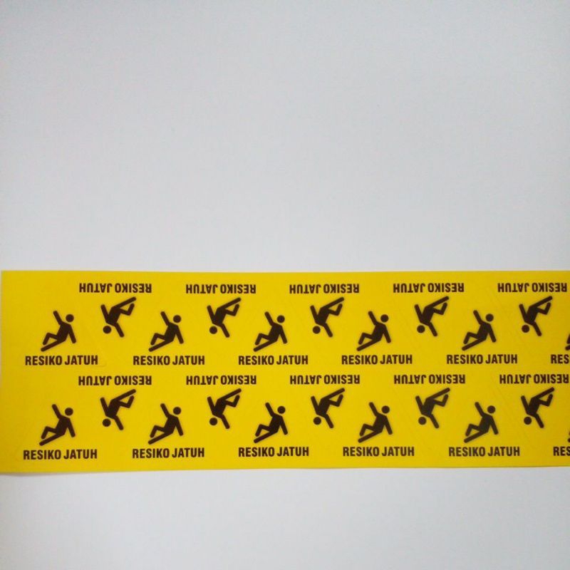Jual stiker label resiko jatuh segitiga cutting | Shopee Indonesia