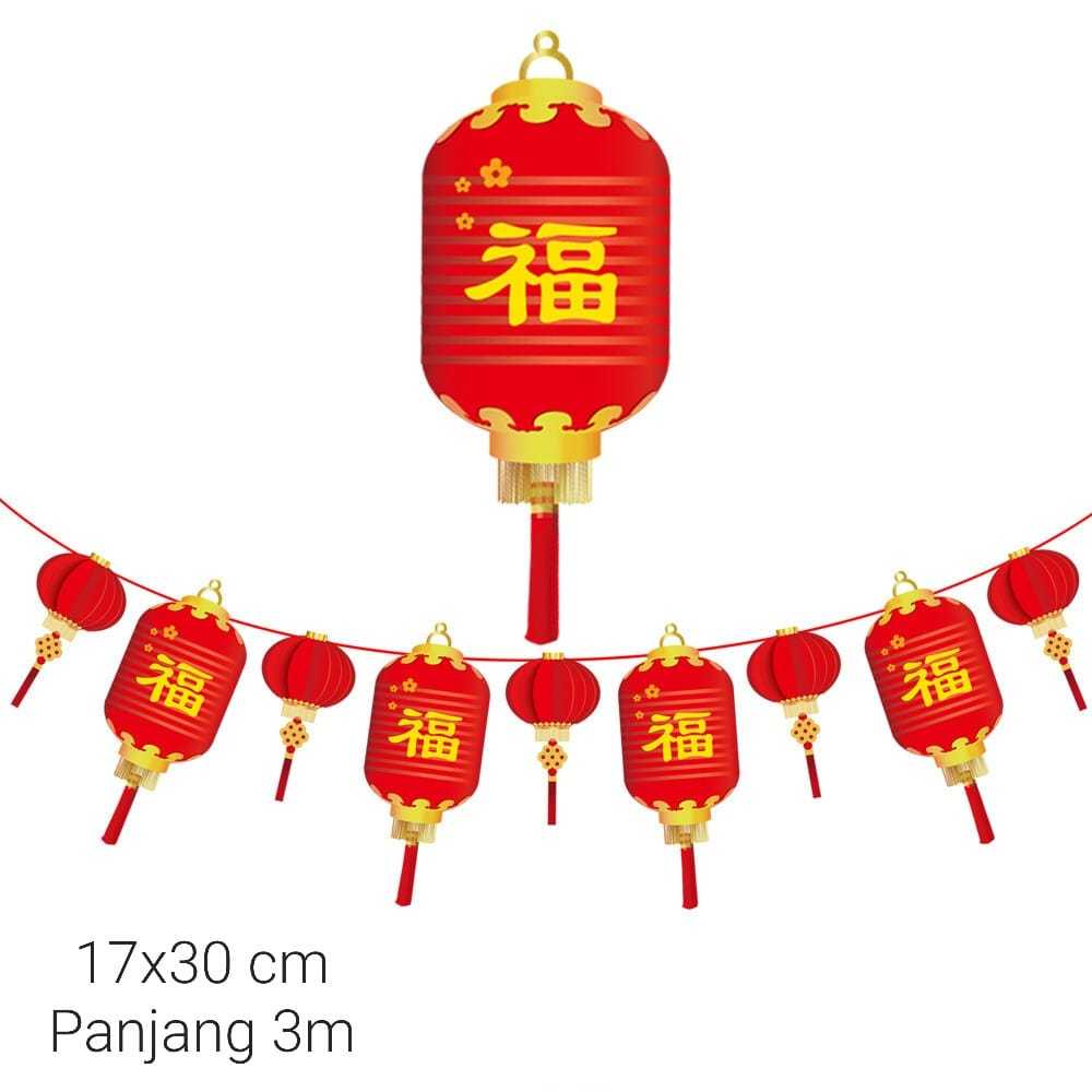 Jual Garland Imlek Tahun Naga 2024 Slinger imlek Lucu varian banyak ...