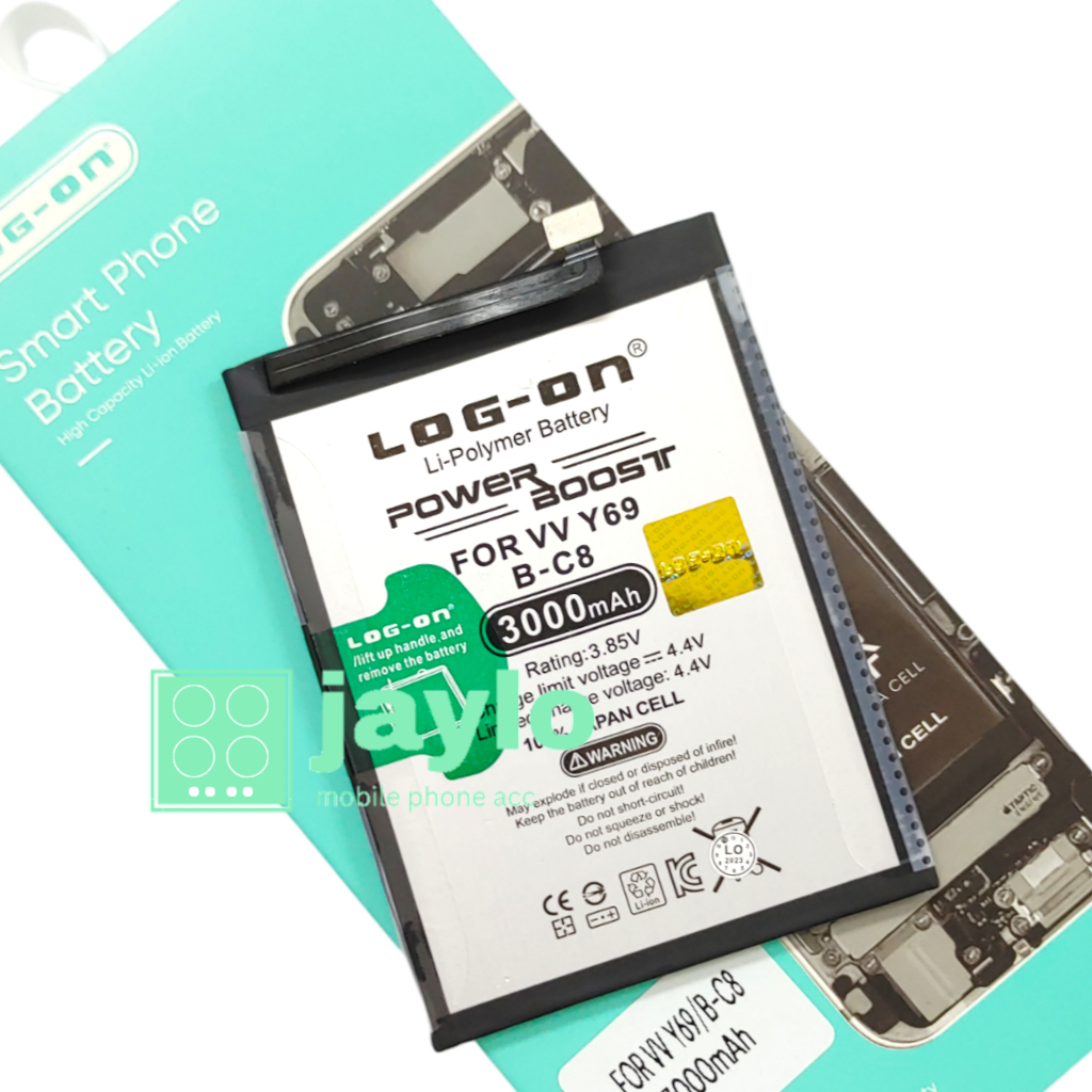 Jual Baterai LOG ON Vivo Y69 BC8 - B-C8 Power Boost Original Battery Batre | Shopee Indonesia