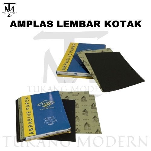 Jual AMPLAS LEMBARAN KOTAK UKURAN KOMPLIT / AMPLAS MOBIL AMPLAS DEMPUL ...