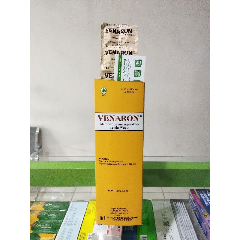 Jual Venaron Kapsul 1 Strip Isi 10 Tablet (per Strip) | Shopee Indonesia