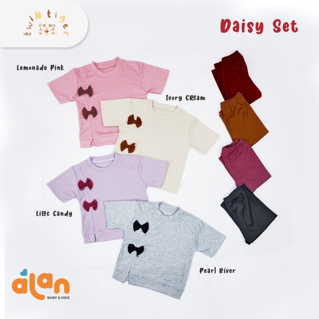 Jual Twin Tiger Daisy Set - Setelan Anak Perempuan (TT-DS) | Shopee ...