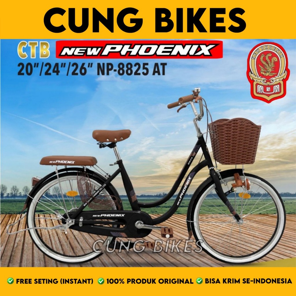 Jual Sepeda Mini PHOENIX NP 8825 AT Untuk Dewasa Keranjang Ukuran 20 24 ...