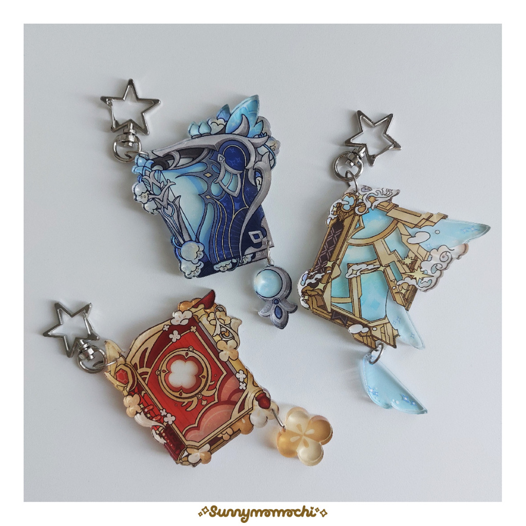 Jual Genshin Book Catalyst Keychain | sunnymomochi | Shopee Indonesia
