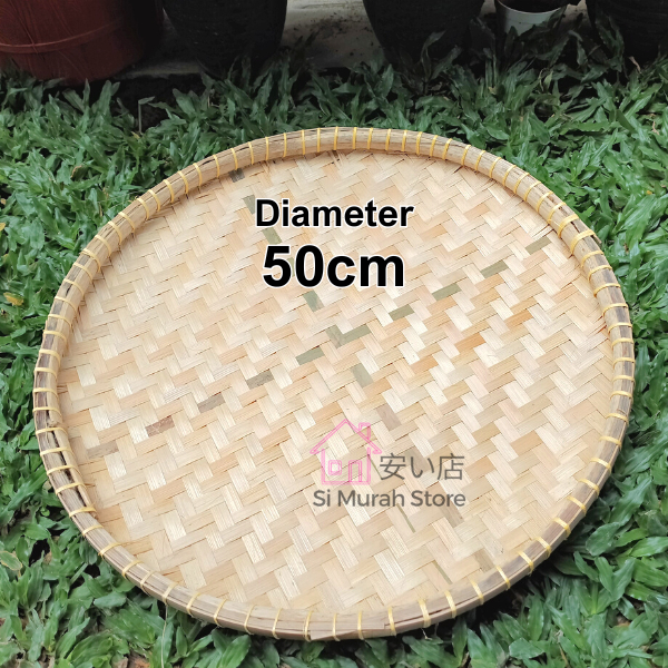 Jual Tampah Bambu Tumpeng / Tampah Nyiru Tampi Tempeh Bambu Besar Kecil ...