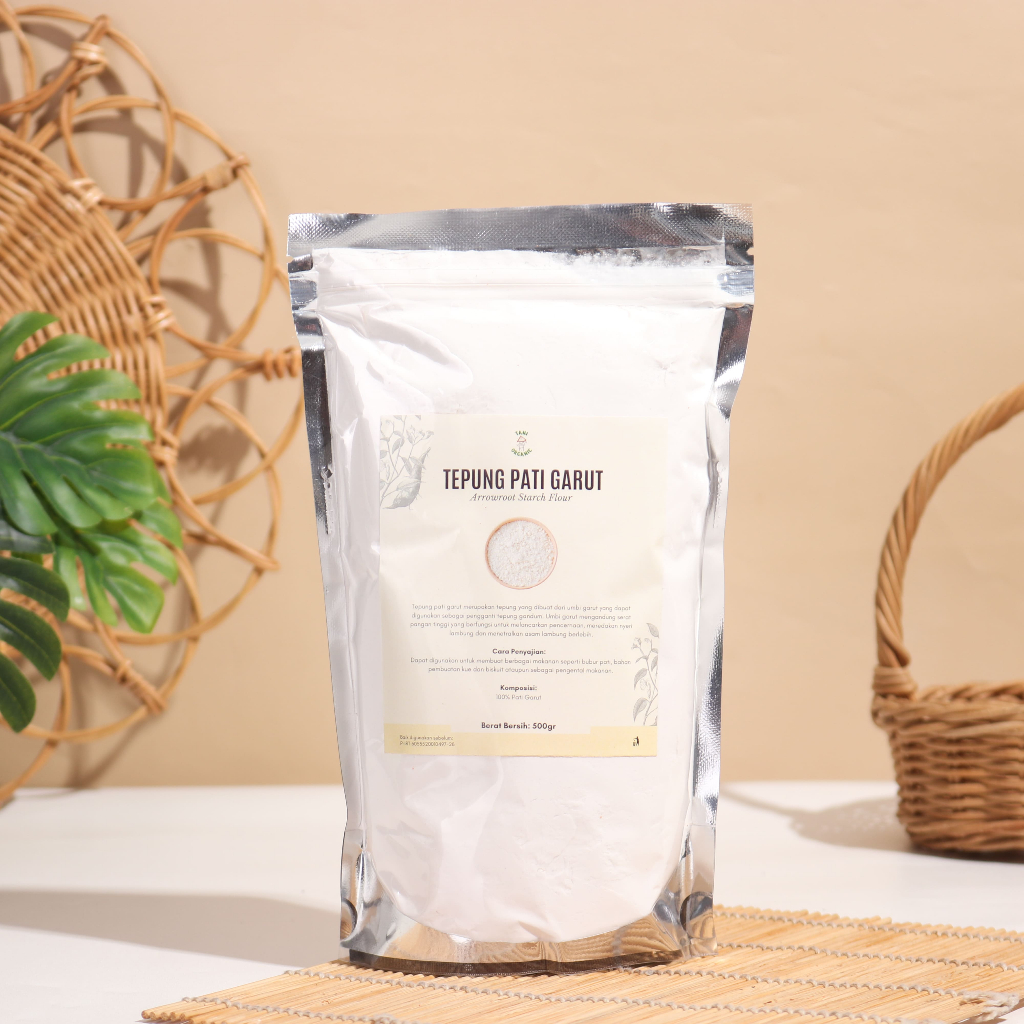 Jual Tani Organic Tepung Pati Garut Organik 500 gram - Arrowroot Powder ...