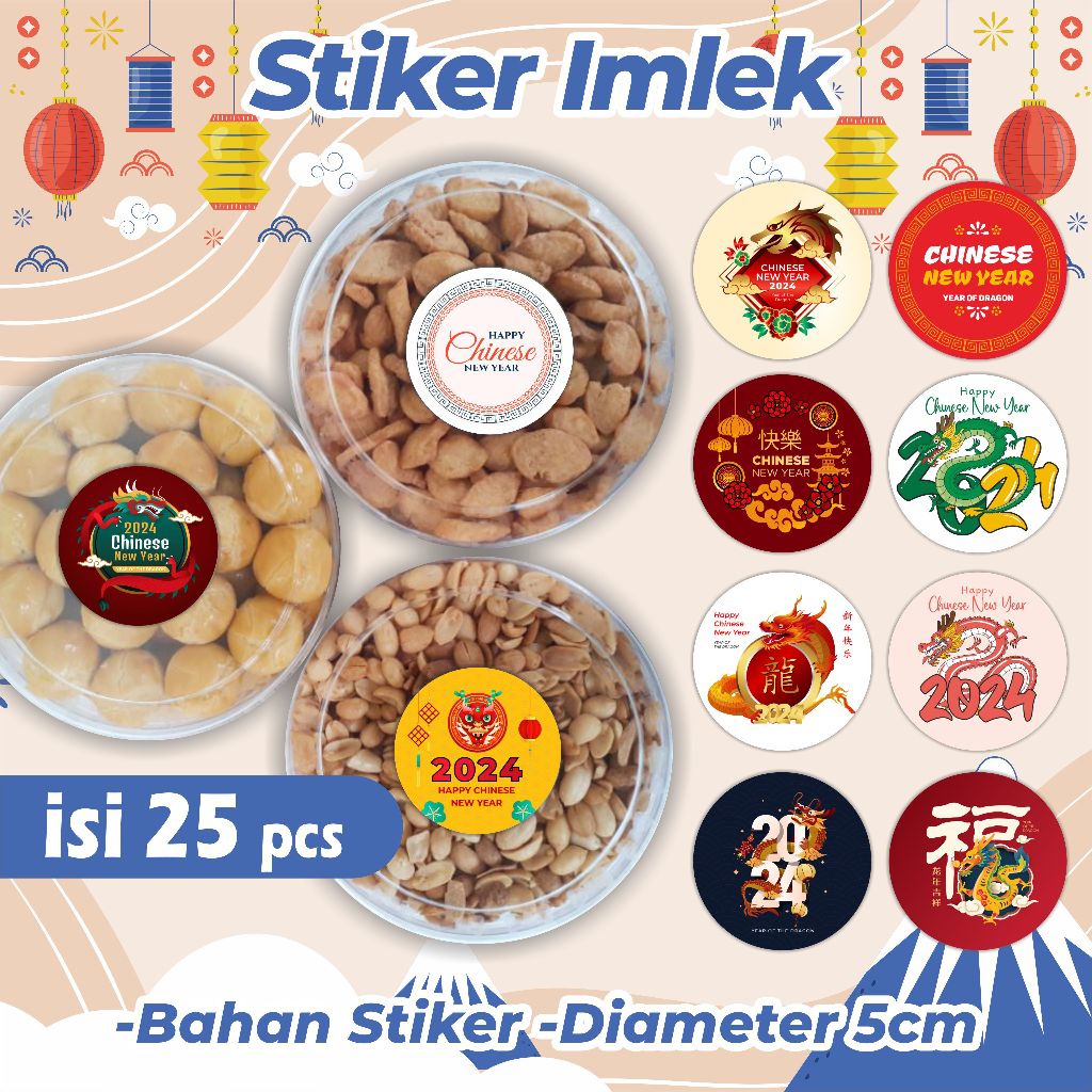 Jual STIKER IMLEK - STICKER CHINESE NEW YEAR - STIKER LABEL PART 1 ...