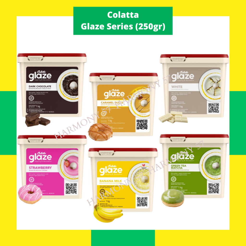 Jual DIP GLAZE COLATTA 250GR - TOPPING DONAT GLAZE COLLATA - TOPING ...