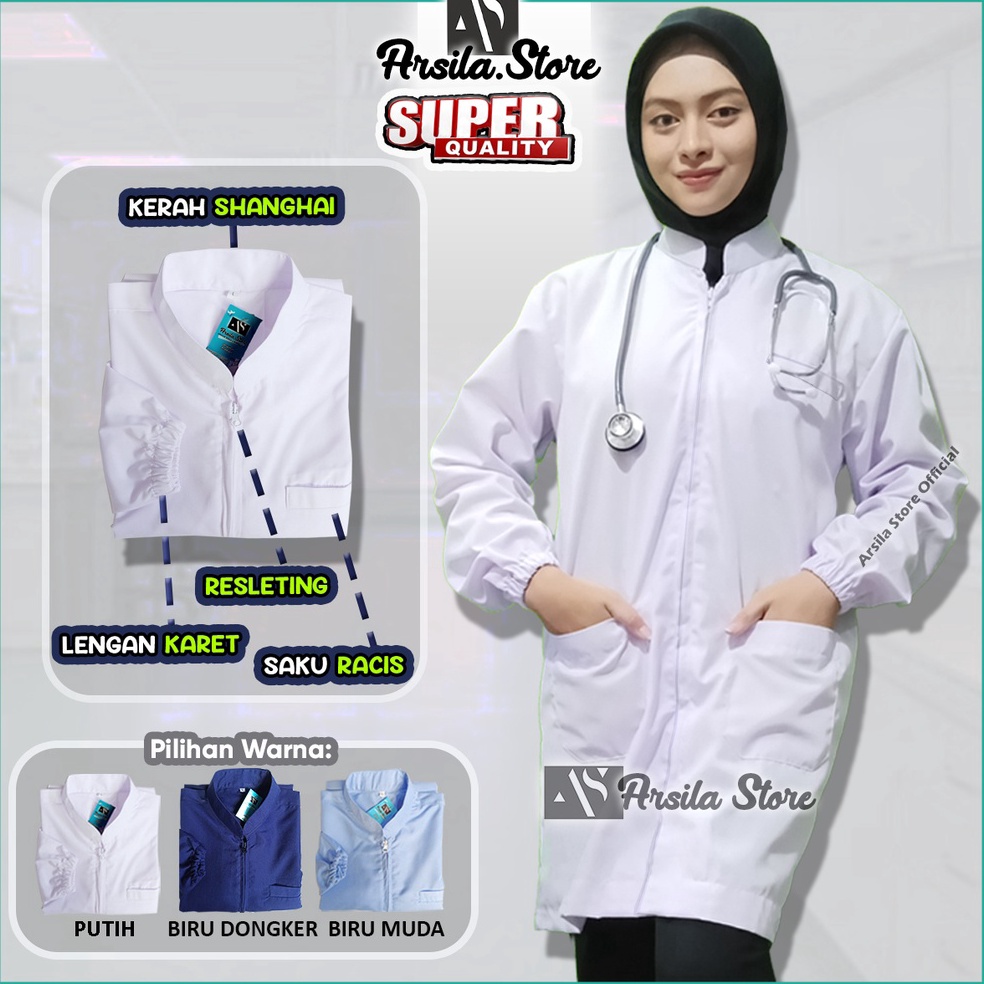 Jual Hemat Kodeu1U5g Jas Warna Jas Lab Rumah Sakit Jas Lab Pabrik ...